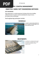 Coastal Management: Hard vs. Soft Engineering | PDF | Coast | Beach