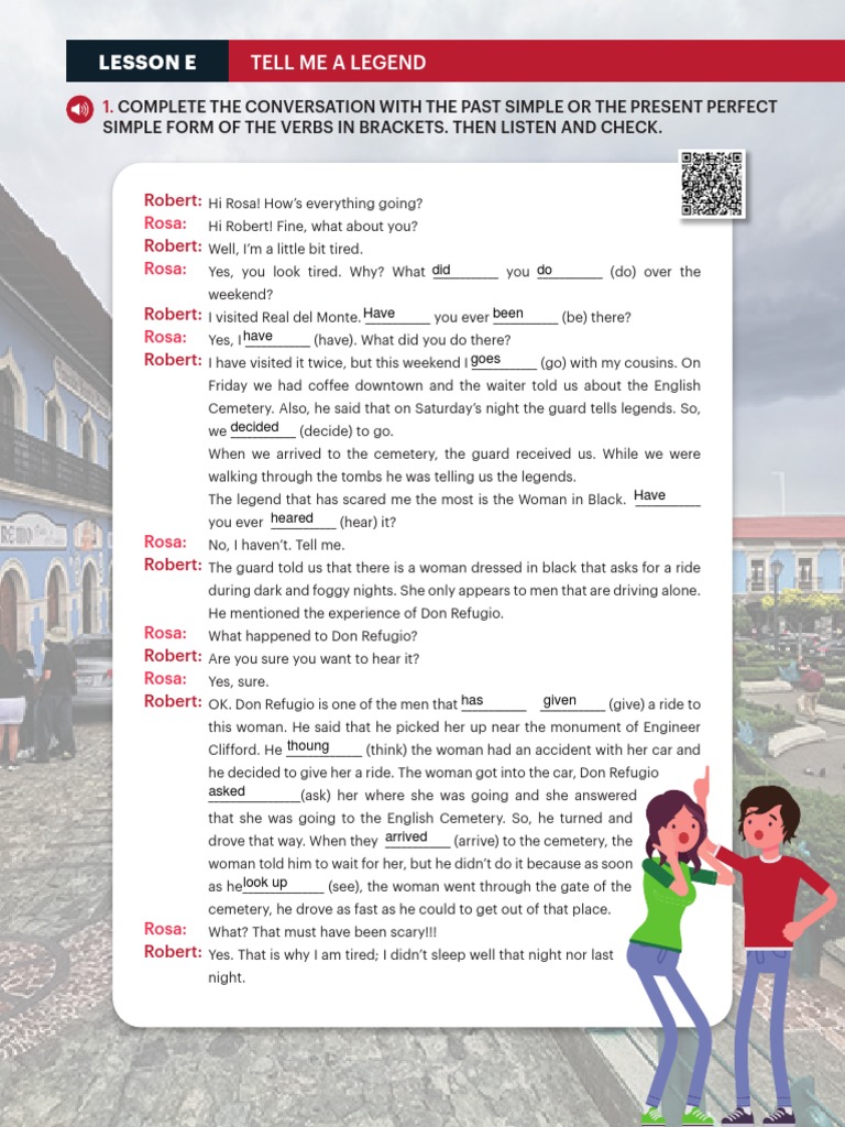 Lesson E: Tell Me A Legend | PDF