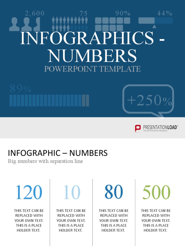 Infographics - Numbers: Powerpoint Template | PDF | Written ...