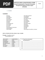 UFCD 6456 Ficha 2 | PDF | Portugal