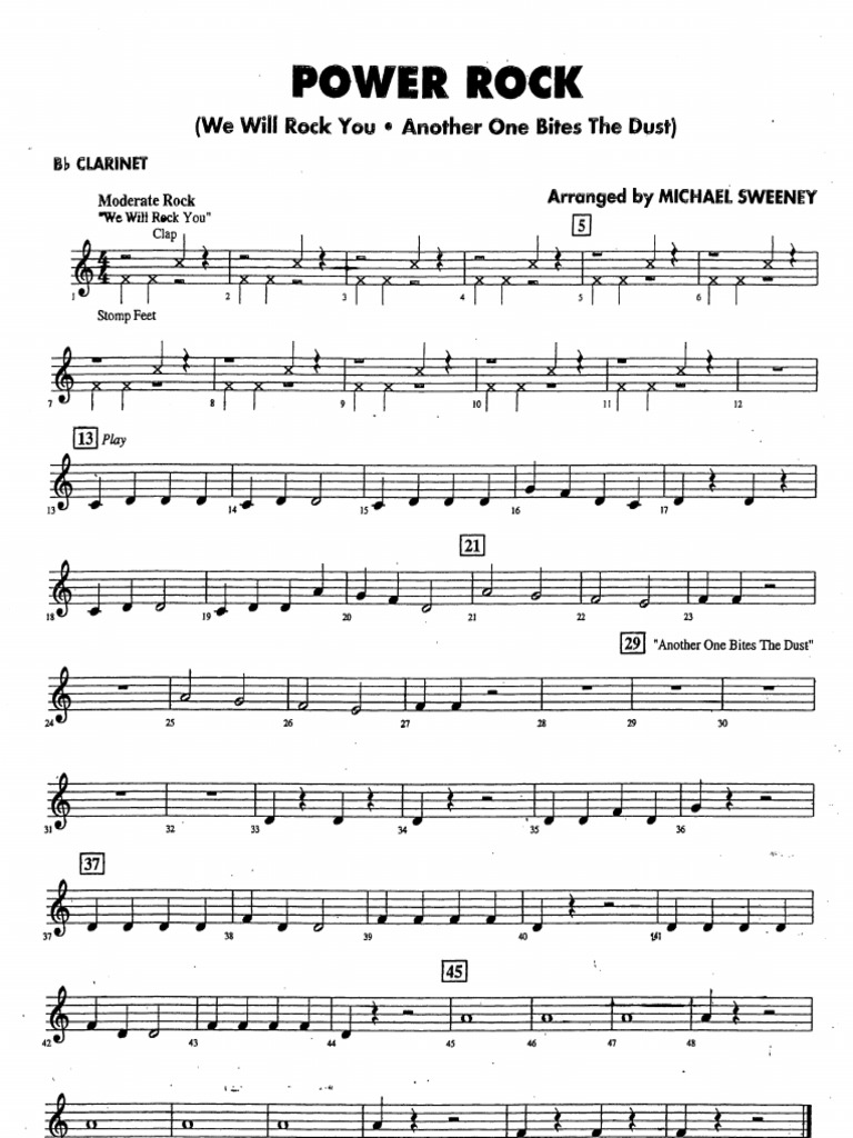 Power Rock Clarinet | PDF