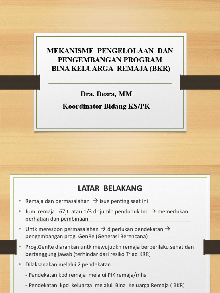 Pengelolaan BKR | PDF | Karier & Perkembangan