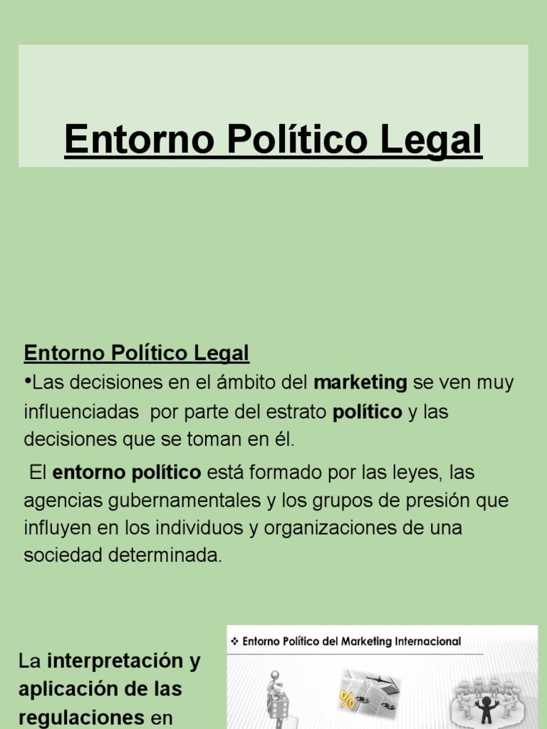 Análisis del Entorno Político Legal | PDF | Business | Propiedad ...