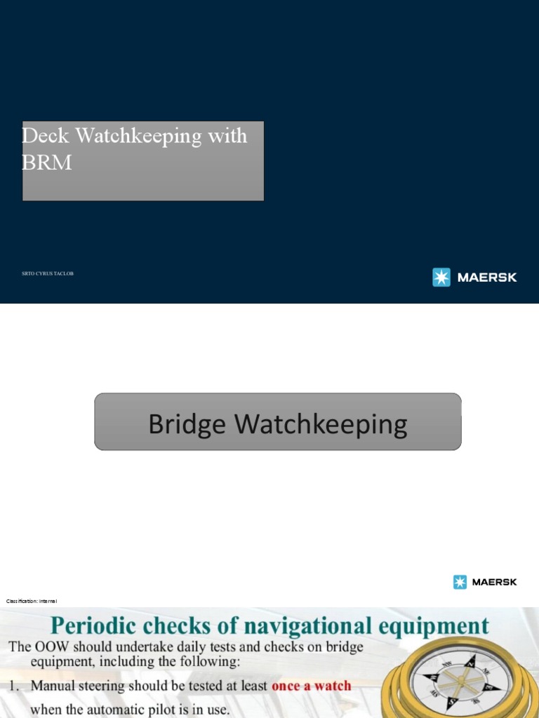 Deck Watchkeeping - Performing Watch | PDF