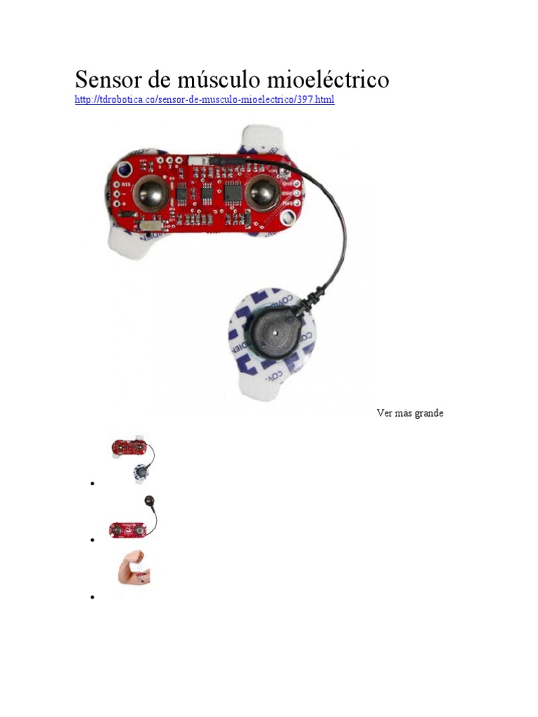 Sensor de Músculo Mioeléctrico | PDF | Electromiografia | Informática
