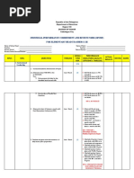 Template For Opcrf of School Heads 1 | PDF | Swot Analysis | Lesson Plan