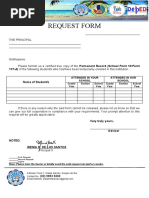Form 137 Request Letter | PDF