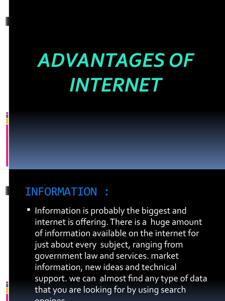 Internet Benefits for Everyday Life | PDF
