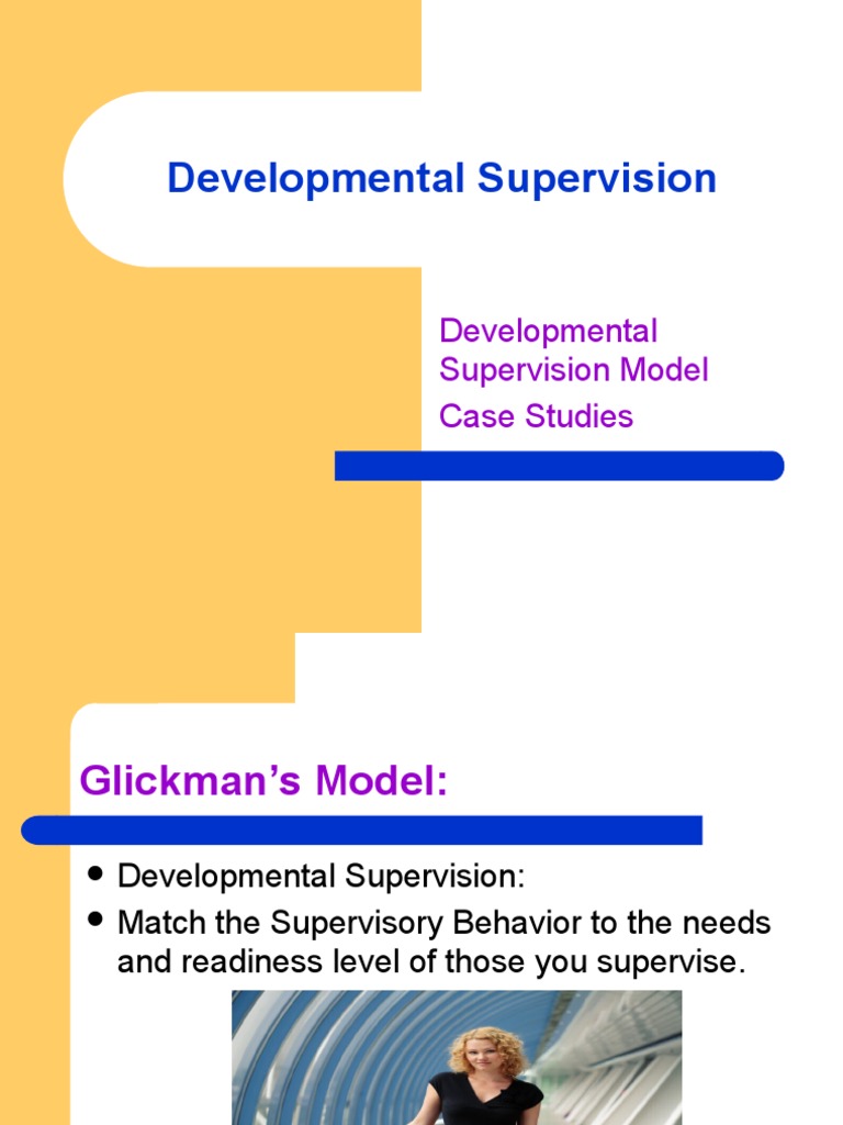 Developmental Supervision Model Case Studies | PDF