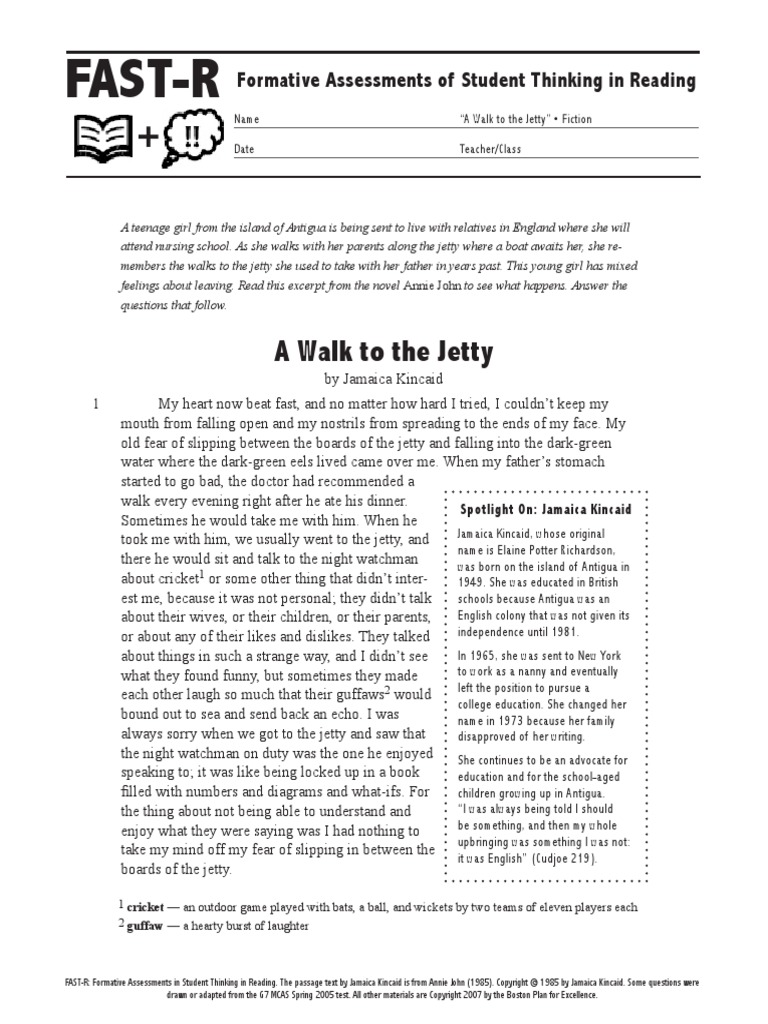 A Walk To The Jetty | PDF