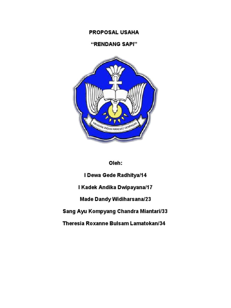 Proposal Pkwu Rendang Edited | PDF