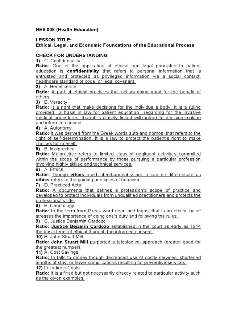 Hes 008 - Sas 2 | PDF | Autonomy | Confidentiality