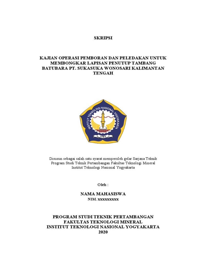 Template Skripsi | PDF