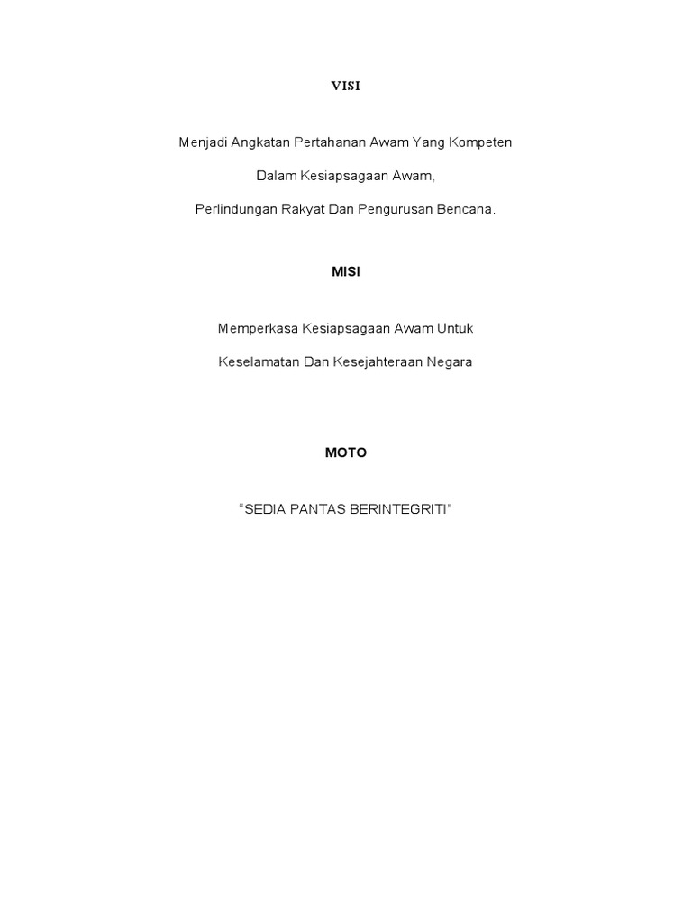 Visi Misi Dan Pengenalan APM | PDF