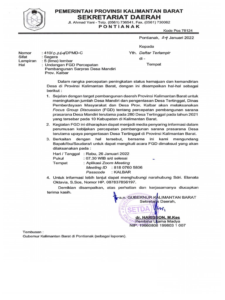 Undangan FGD | PDF