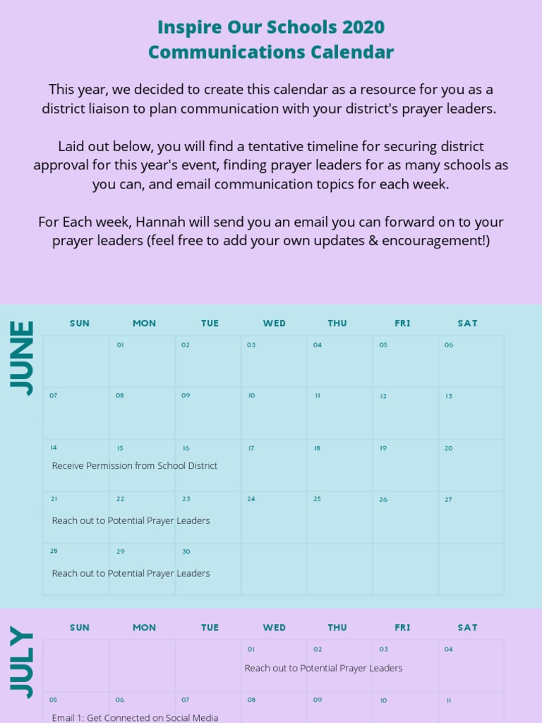 Communications Calendar 2020 | PDF | Ios | Apple Inc.