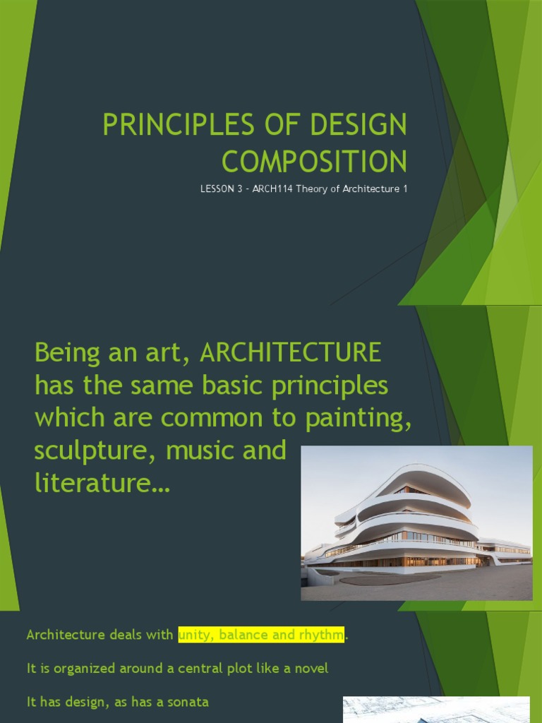 Presentation 2 - PRINCIPLES OF COMPOSITION | PDF | Rhythm | Space