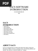 Basic SACS Training | PDF | Structural Engineering | Structural Load