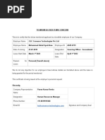 NOC Certificate Template for Employees | PDF