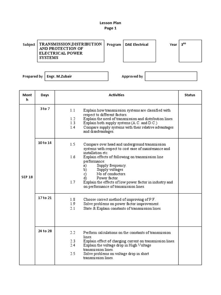 Transmission, Distribution and Protection of Electrical Power Systems ...