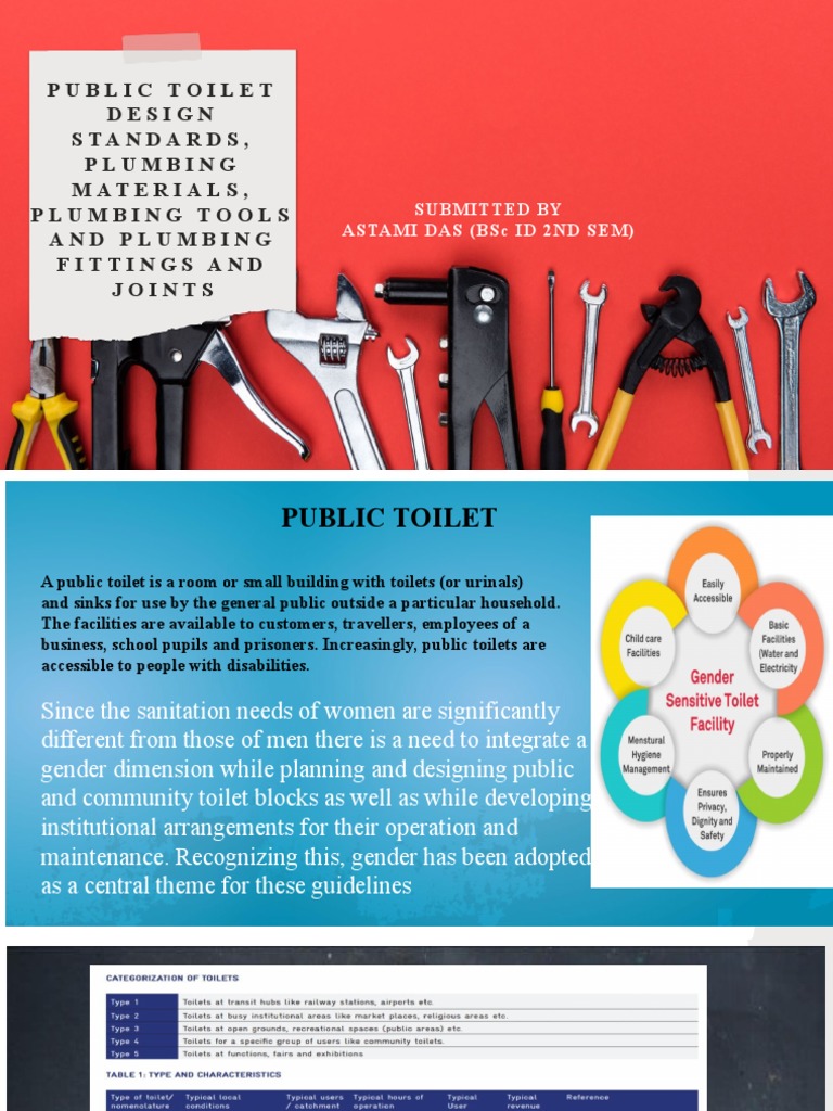 PUBLIC TOILET DESIGN STANDARDS AND PLUMBING MATERIALS | PDF | Plumbing ...