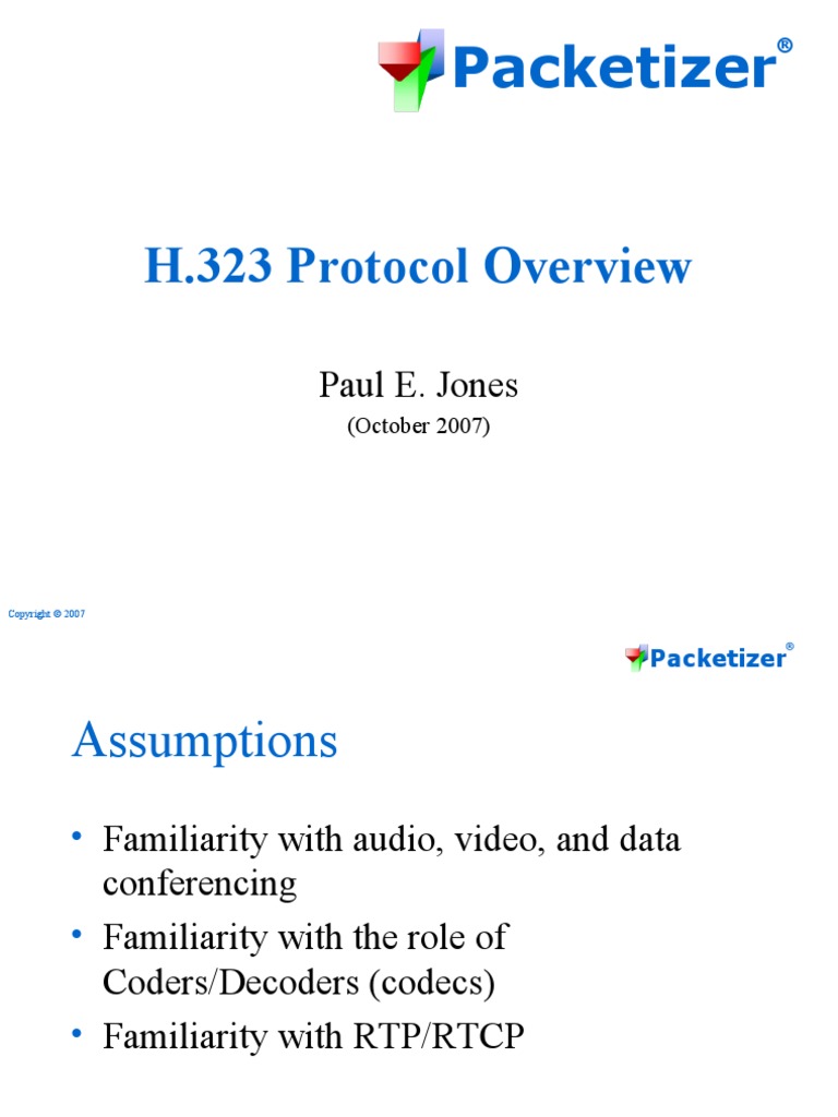 h323 Protocol Overview | PDF | Computer Networking | Internet Protocol ...