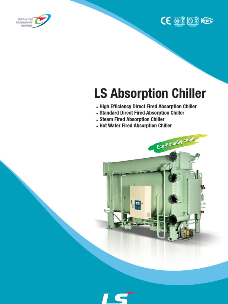 LS High Efficiency Absorption Chiller | PDF | Water Heating | Heat ...