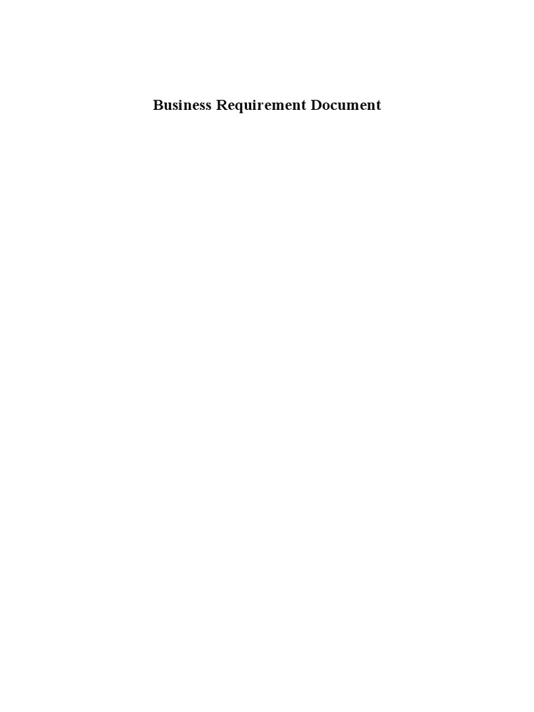 BRD Pengajuan Aplikasi Program | PDF