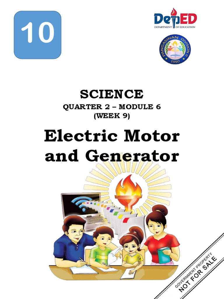 Science10 Q2 Module6 Week9 Electric Motor and Generator WS | PDF ...