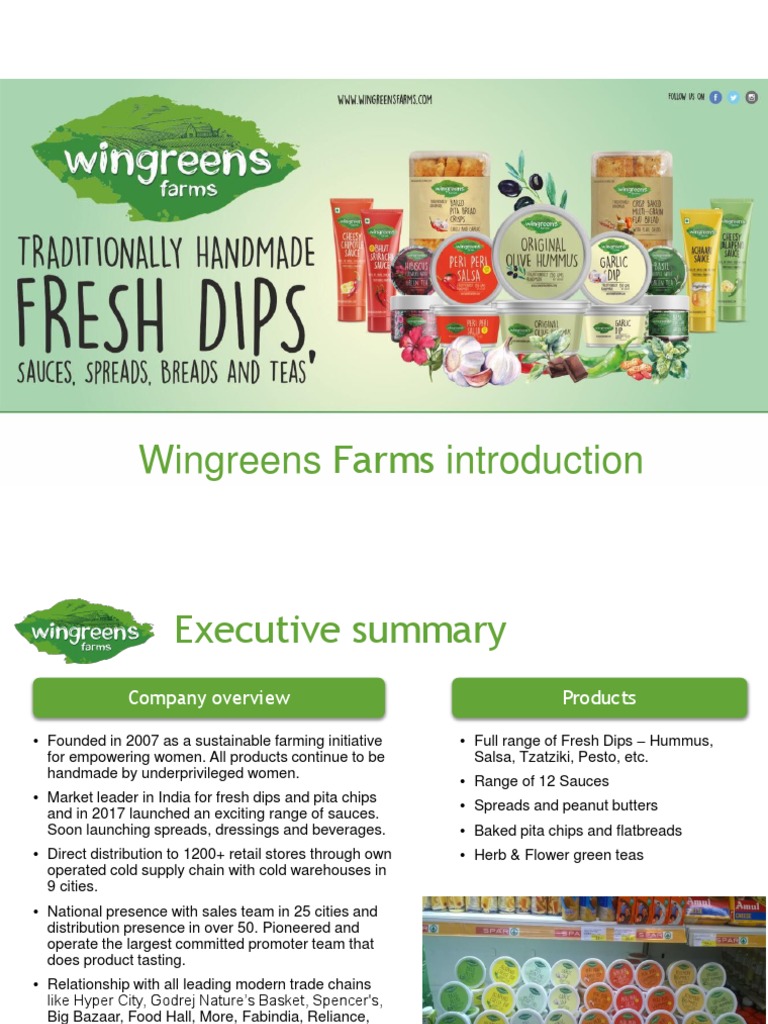 Wingreens Intro 12032018 Ver 1 | PDF | Brand | Retail