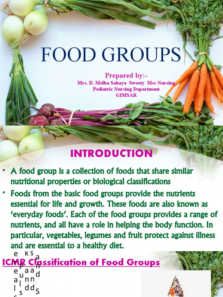 Food Group | PDF | Foods | Healthy Diet