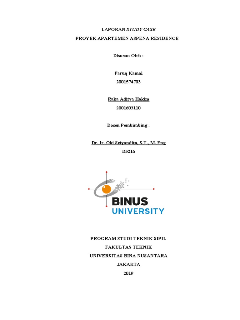 Laporan Study Case Revisi 1 Pdf