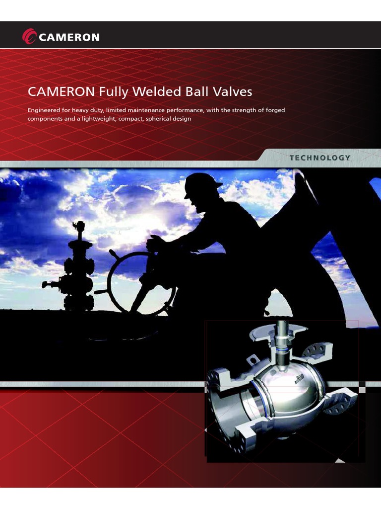 Ball Valve - Cameron | PDF | Valve | Mechanical Engineering