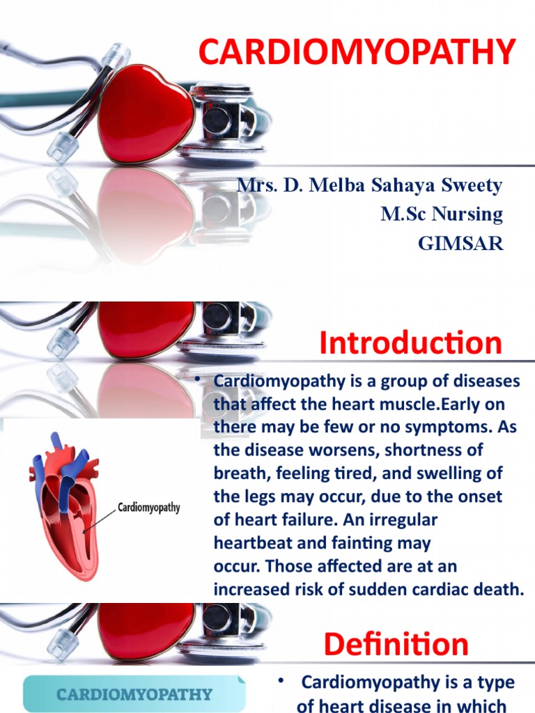 Understanding Cardiomyopathy Causes | PDF | Heart | Ventricle (Heart)