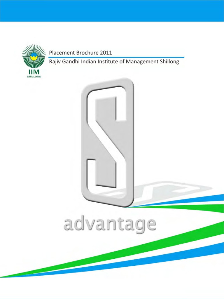 IIM Shillong Placement Brochure 2011 | PDF | Strategic Management ...