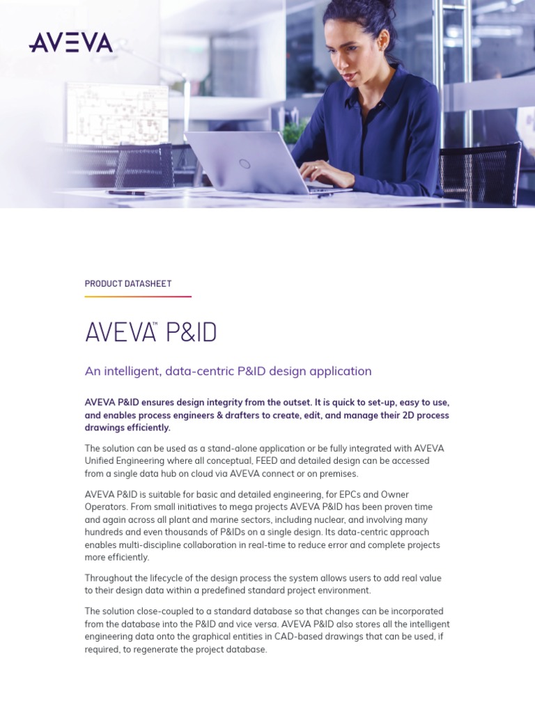 Datasheet AVEVA PID 07-20 FINAL - Pdf.coredownload - Inline | PDF | Microsoft Excel | Databases