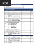 Iso 27701 Sample of Audit Checklist Template | PDF | Audit | Risk