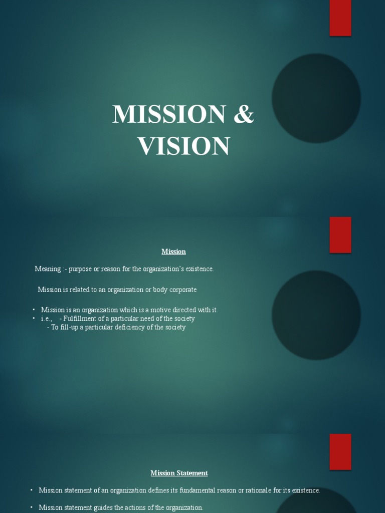 Mission and Vision | PDF | Strategic Management | Economies