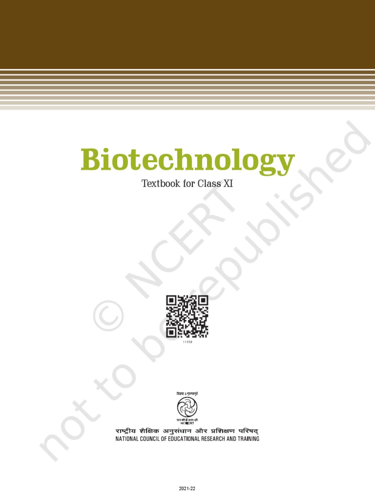Biotechnology: Textbook For Class XI | PDF | Gene | Genetics