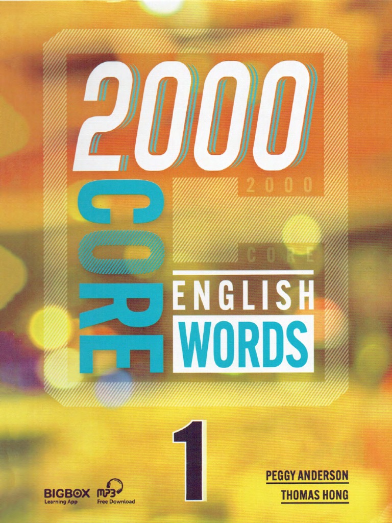 2000 Core English Words 1 | PDF