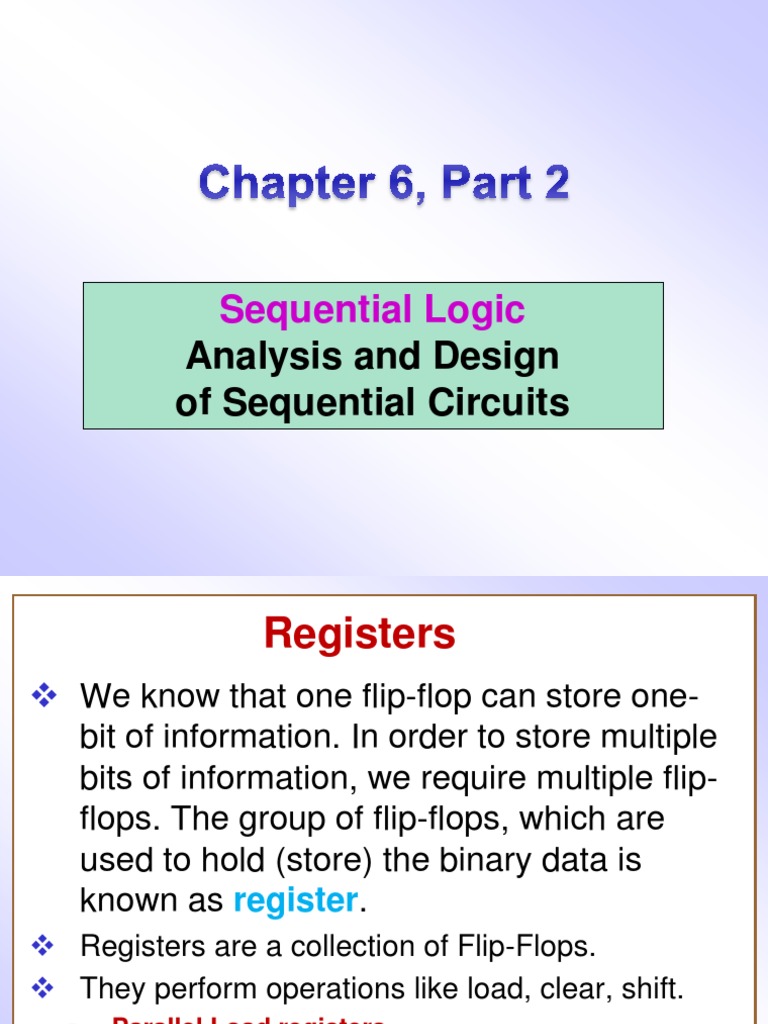 Sequential Logic: Analysis and Design of Sequential Circuits | PDF | Electronics | Computer Hardware