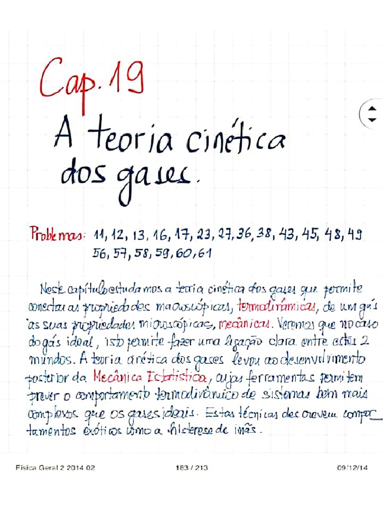 Resumo Cap 19 Halliday | PDF