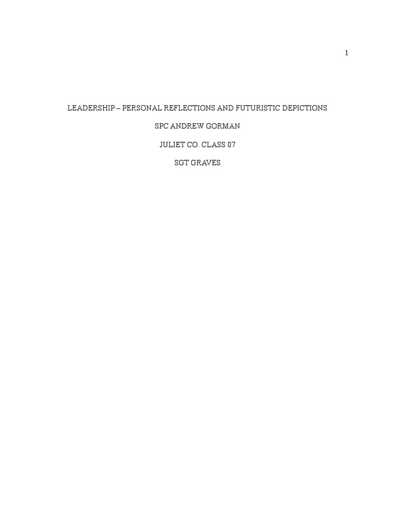 Leadership Paper - Starship Troopers | PDF