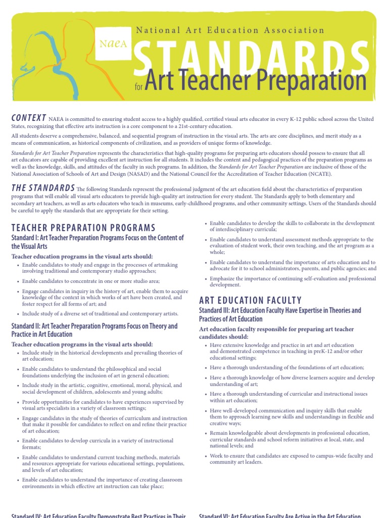 9 Teacher Standards Web B | PDF | Visual Arts Education | Teaching Method