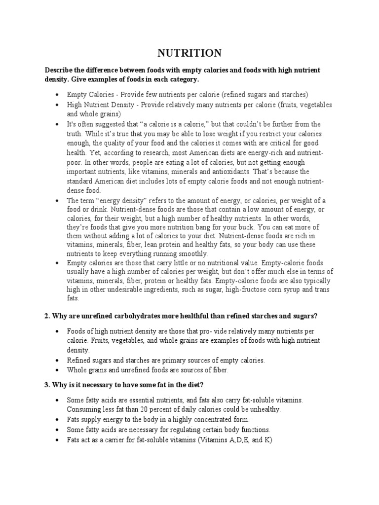 Part 2 and 3 | PDF | Foods | Fat