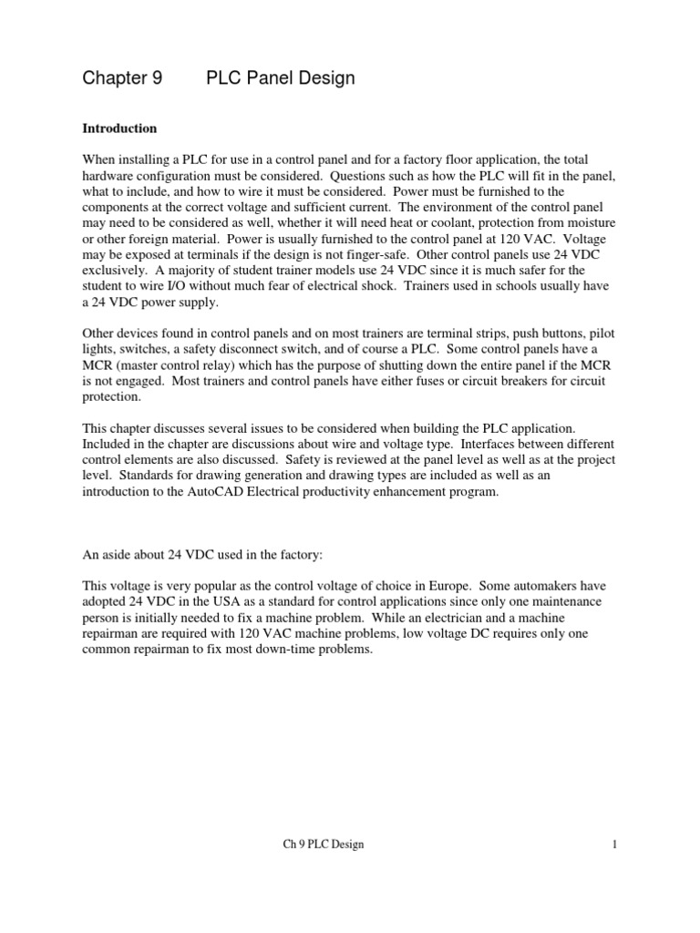 PLC Panel Design | PDF | Bipolar Junction Transistor | Programmable ...
