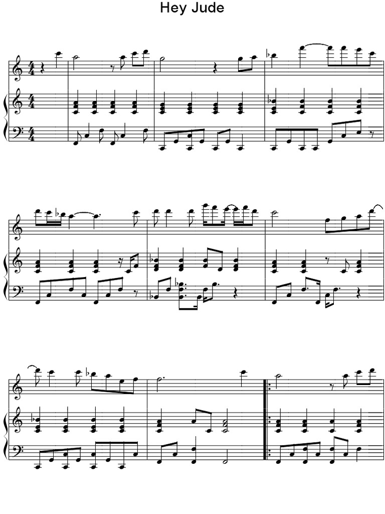 Beatles Hey Jude | PDF