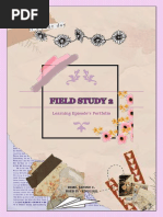 A Portfolio in Field Study 1 | PDF | Educational Assessment | Teachers