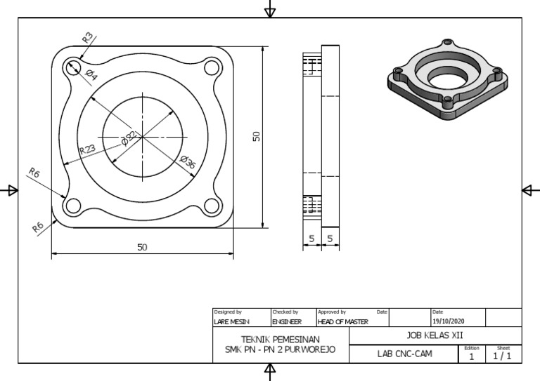 Lare Mesin Engineer Head of Master 19/10/2020: Designed by Checked by ...