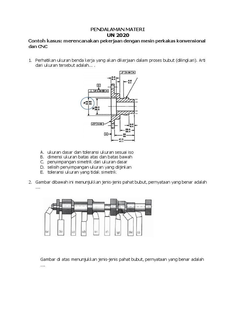 SOAL Profesional TEKNIKMESIN Dikonversi Dikonversi | PDF